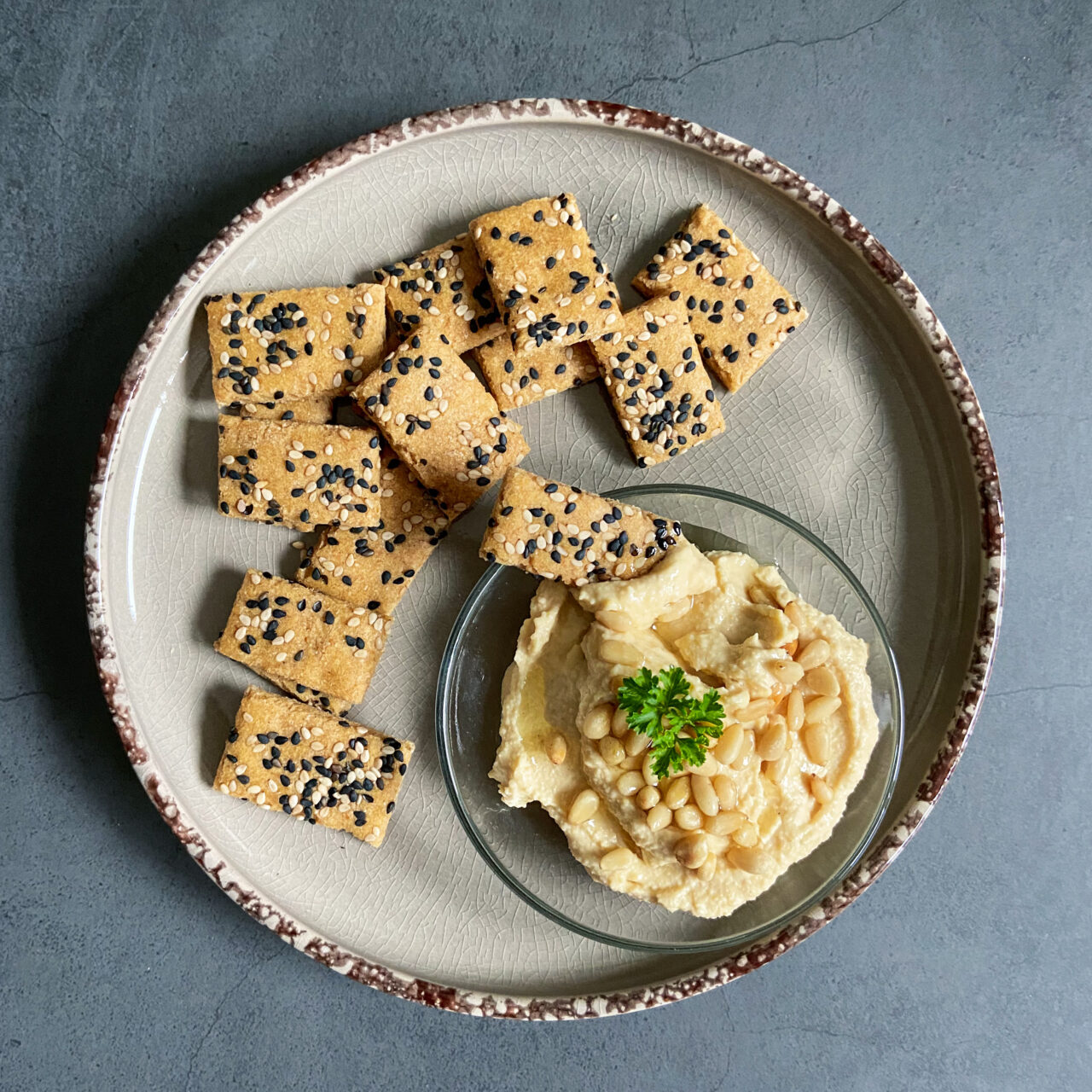 Kichererbsen-Crackers - Meal Puzzle & bewusstes Backen mit Dinkel ...